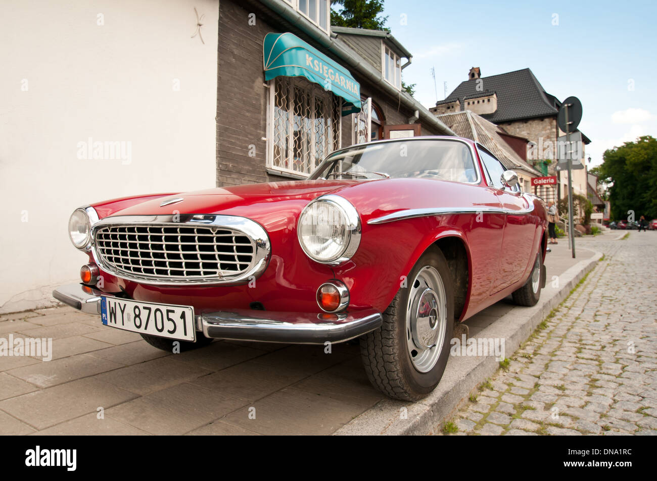 antique Volvo car low angle view Stock Photo - Alamy