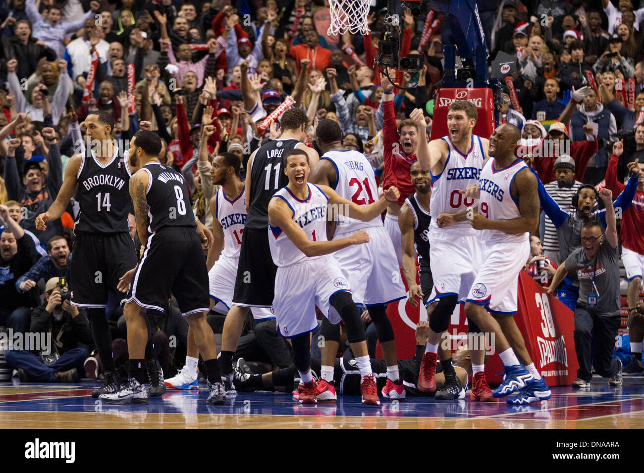 December 20, 2013: Philadelphia 76ers point guard Michael Carter ...