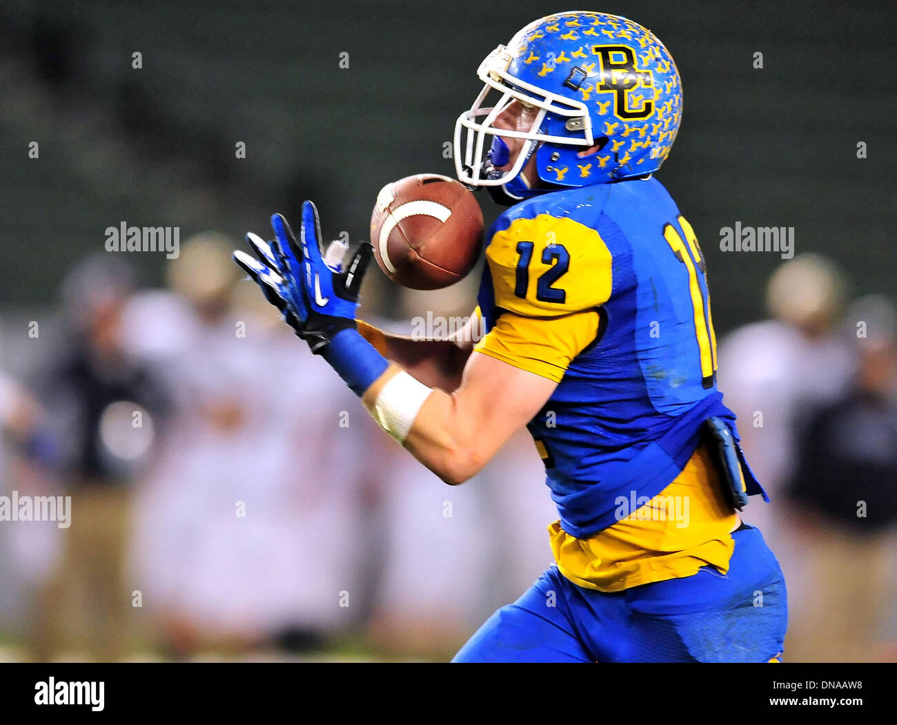 Carson, CA, . 20th Dec, 2013. Bakersfield Christian Eagles wr, Hayden ...