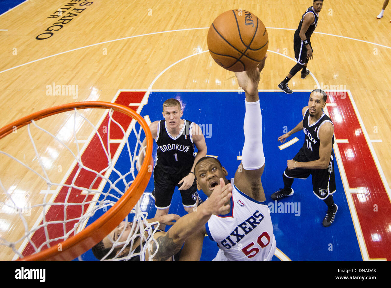 December 20, 2013: Philadelphia 76ers power forward Lavoy Allen (50 ...