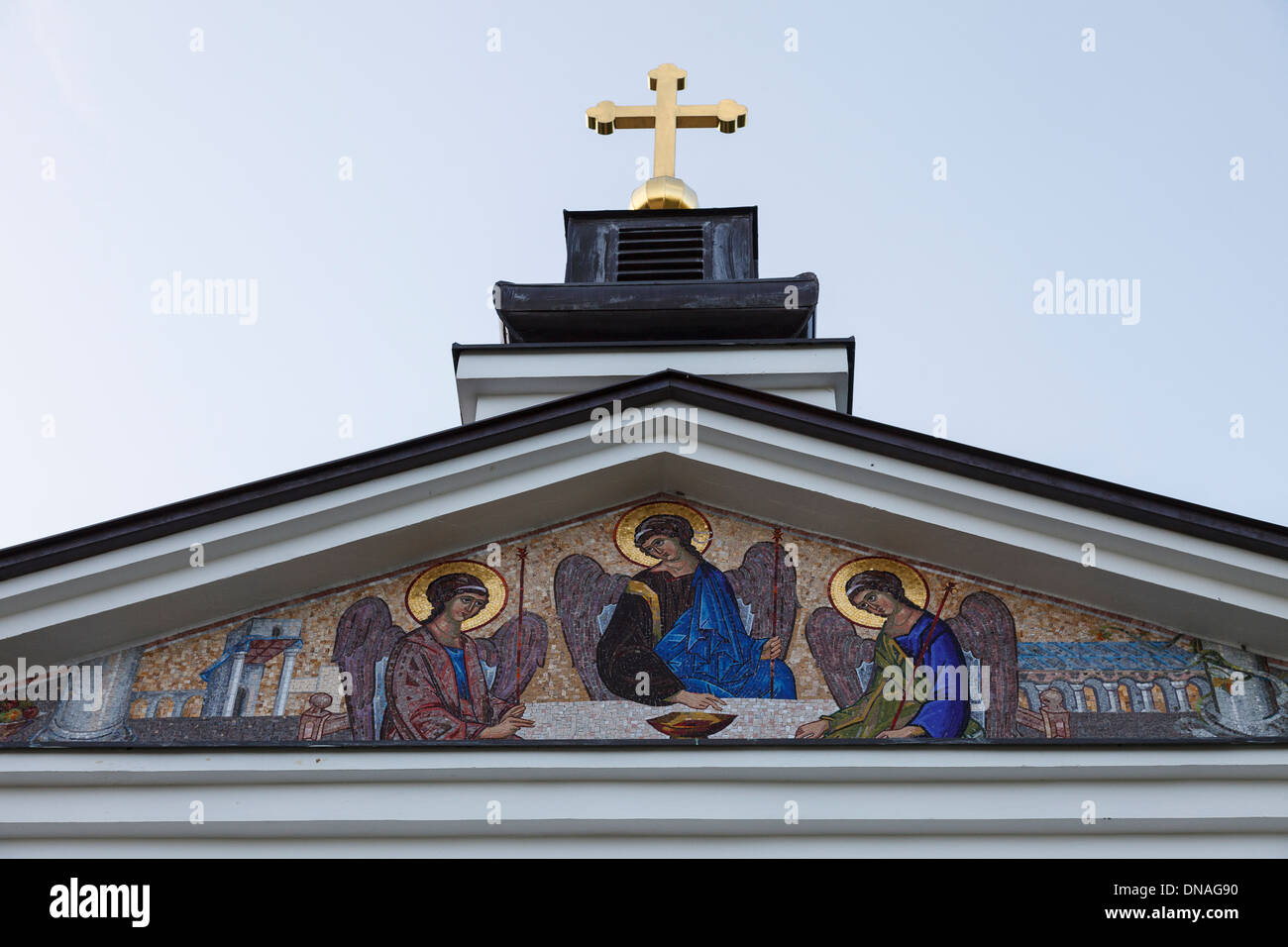 Grgeteg, Orthodox monastery on the Fruška Gora mountain in the northern ...