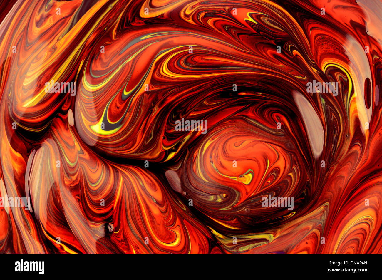 Abstract red smeared paint art Stock Photo - Alamy