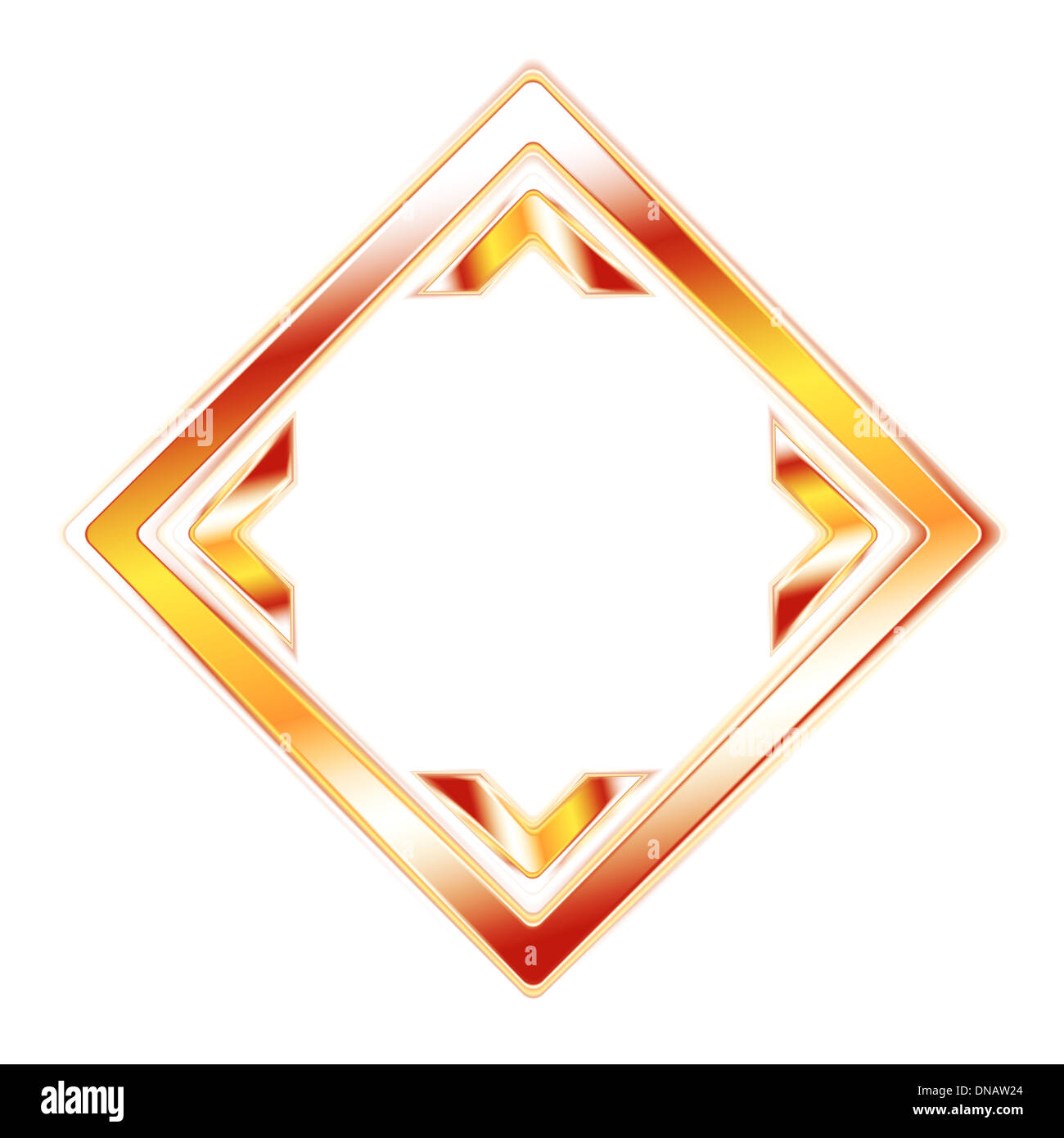 Abstract elegant orange shape. Vector logo eps 10 Stock Photo - Alamy