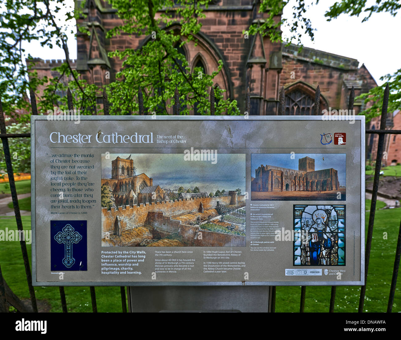 Chester Cathedral is the mother church of the Church of England Diocese ...