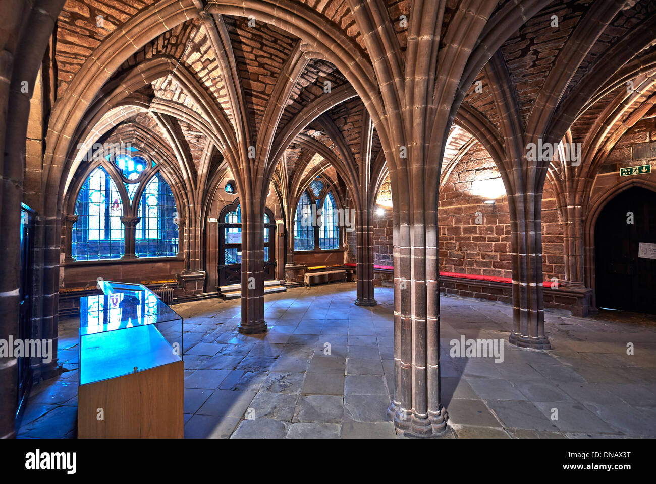 Since 1541 the seat of the bishop of chester hi-res stock photography ...