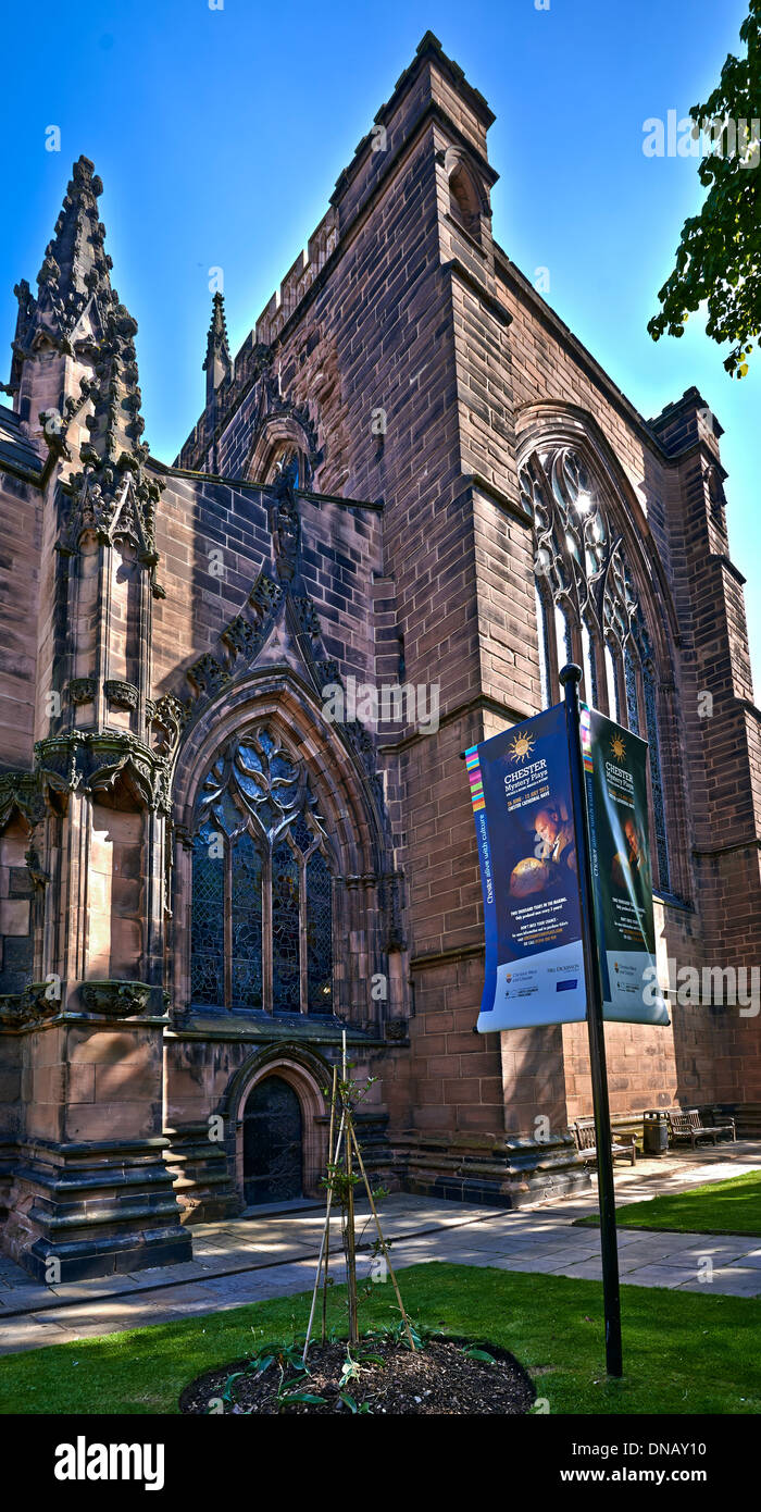 Since 1541 the seat of the bishop of chester hi-res stock photography ...