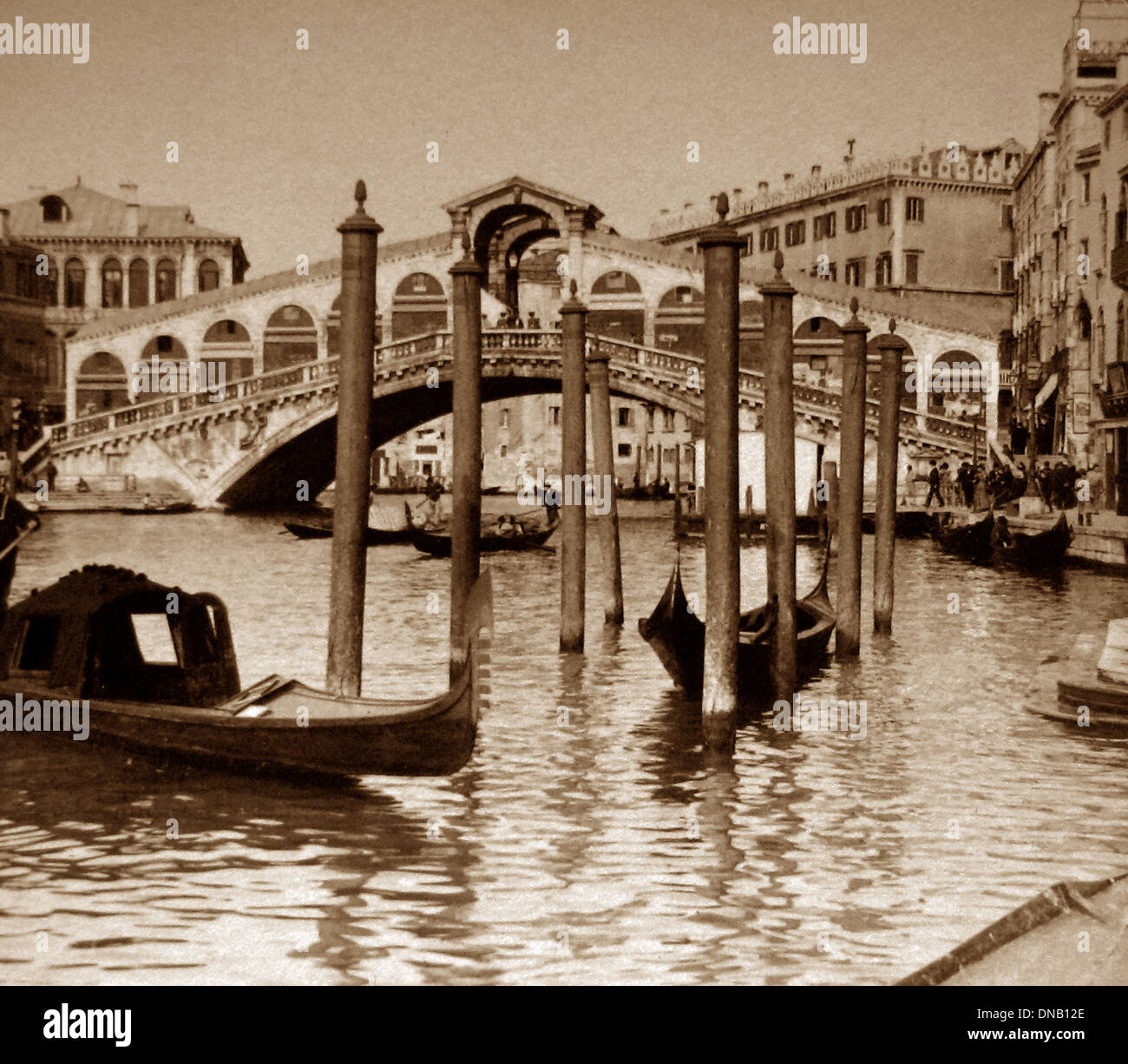 Italy Venice Grand Canal pre-1900 Stock Photo - Alamy