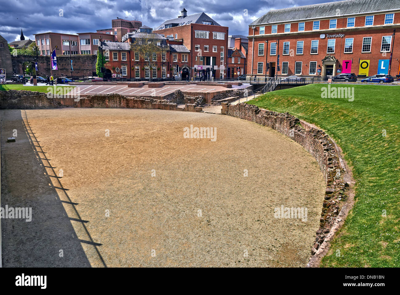 Largest roman amphitheatre in britain hi-res stock photography and ...