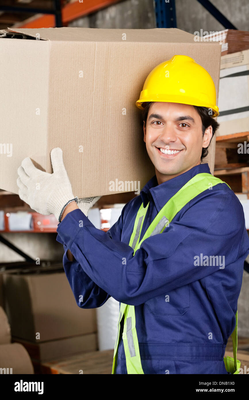 Hand lifting box hi-res stock photography and images - Alamy
