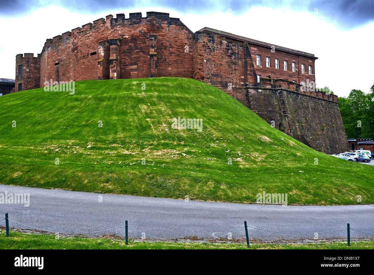 Chester Castle is in the city of Chester, Cheshire, England Stock Photo ...