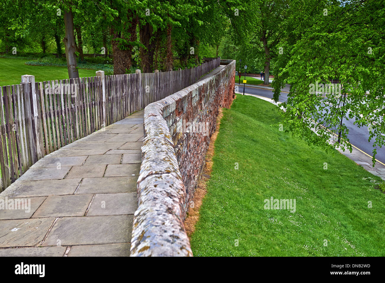 Chester North West England The Roman Walls Stock Photo - Alamy