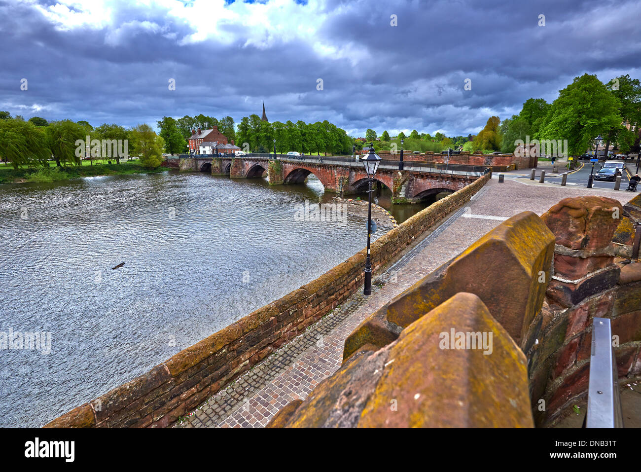 Chester North West England The Roman Walls Stock Photo - Alamy
