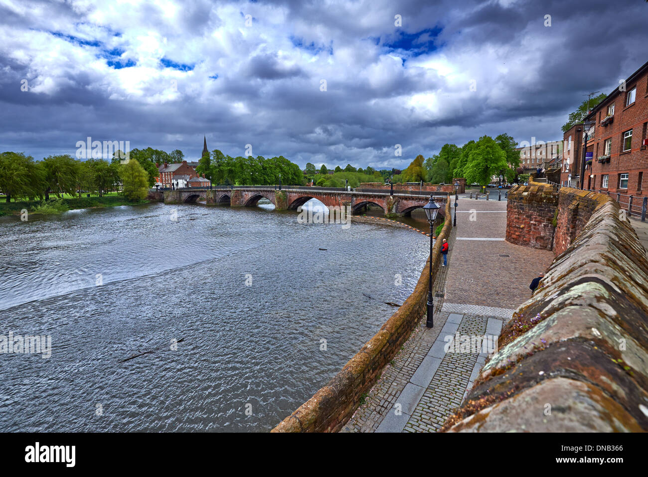 Chester North West England The Roman Walls Stock Photo - Alamy