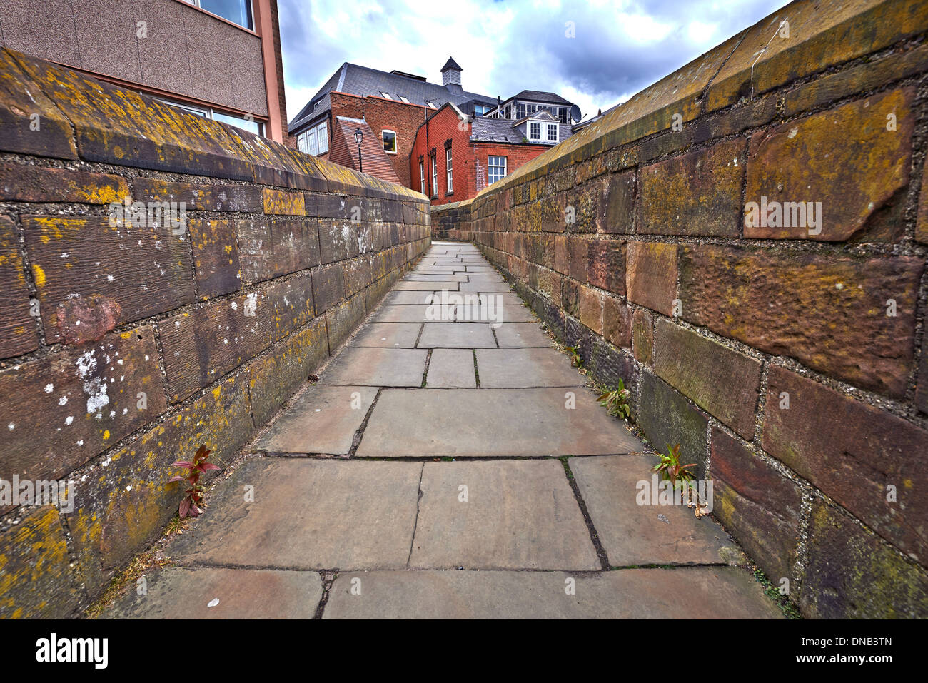 Chester North West England The Roman Walls Stock Photo - Alamy