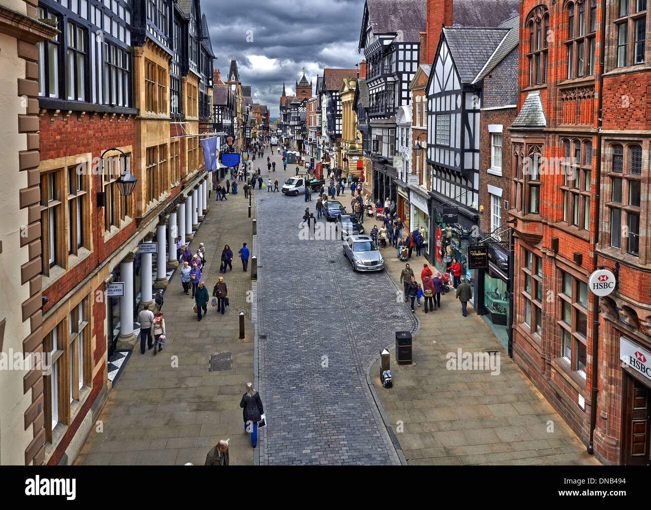 Chester North West England The Roman Walls Stock Photo - Alamy