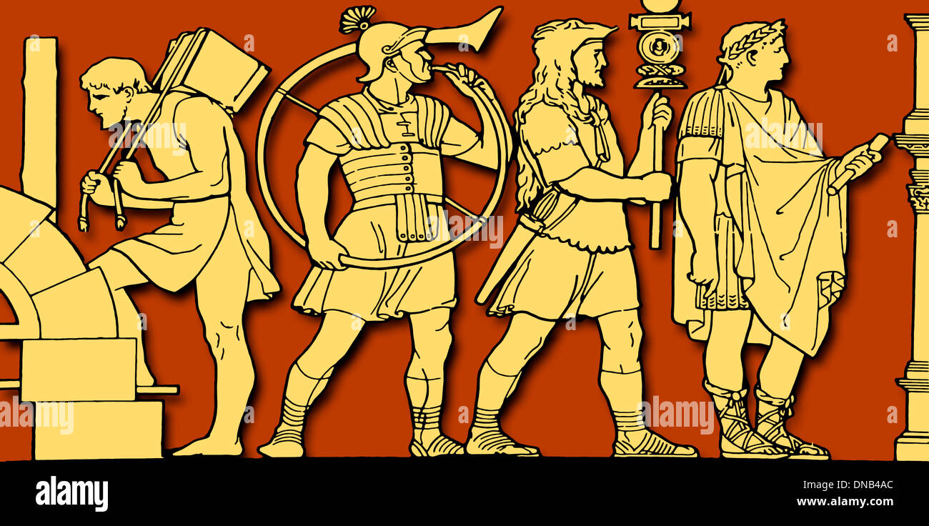 Roman triumph mosaic hi-res stock photography and images - Alamy