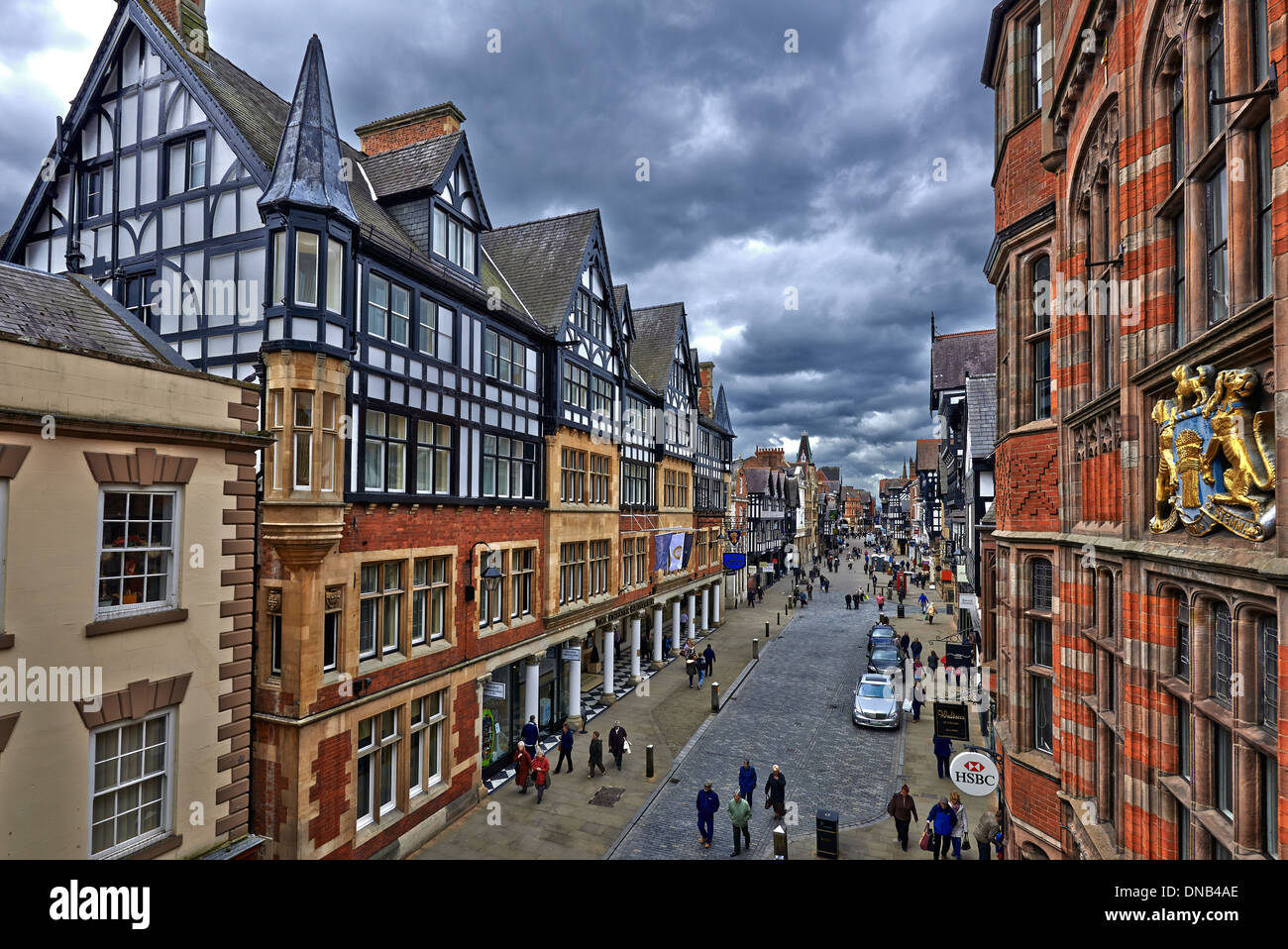 Chester North West England The Roman Walls Stock Photo - Alamy