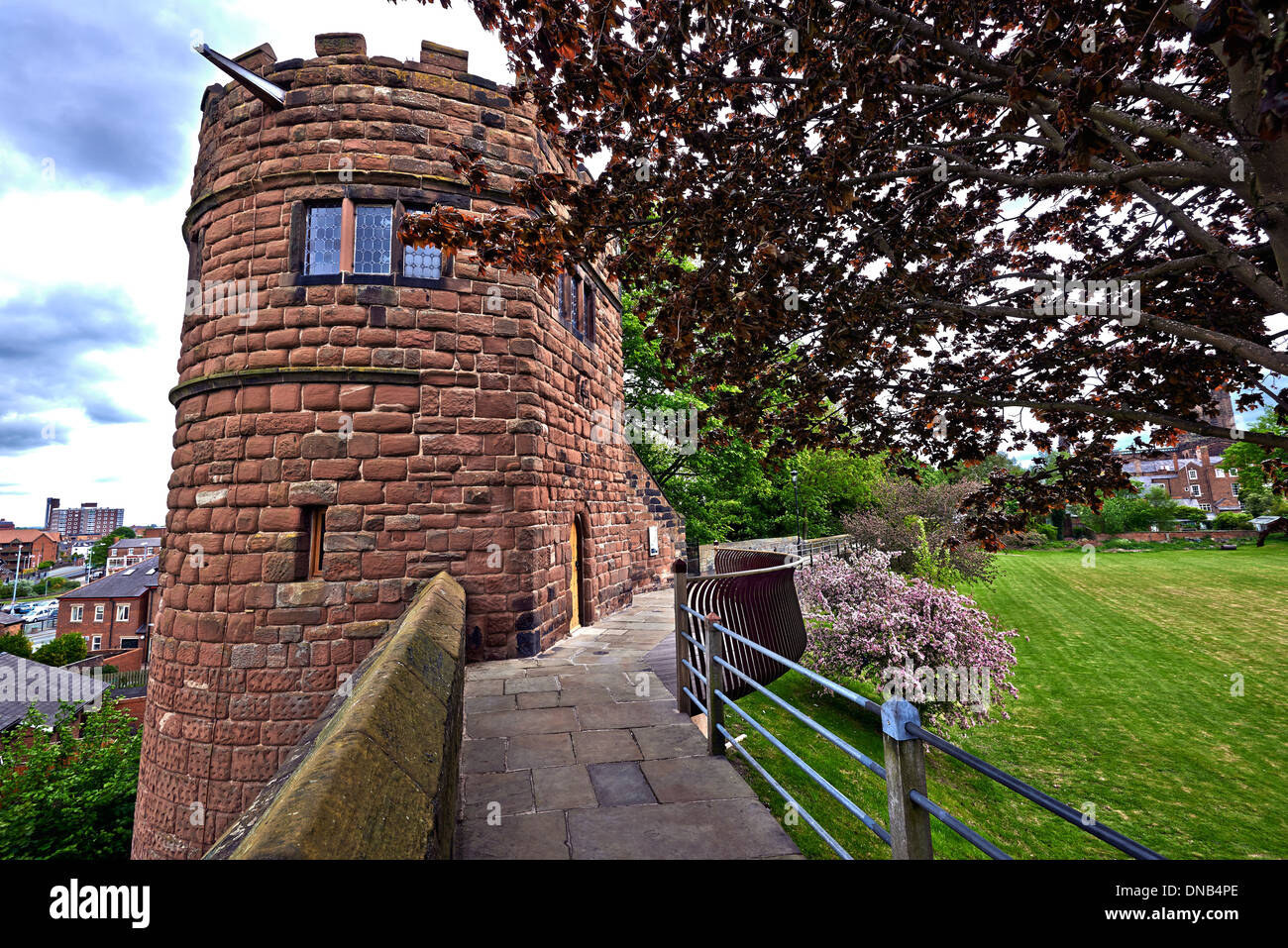 Chester North West England The Roman Walls Stock Photo - Alamy