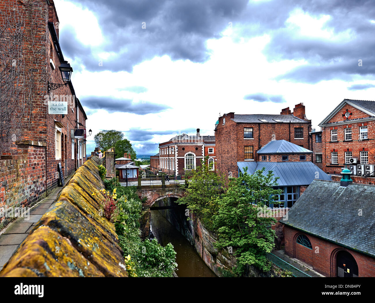 Chester North West England The Roman Walls Stock Photo - Alamy
