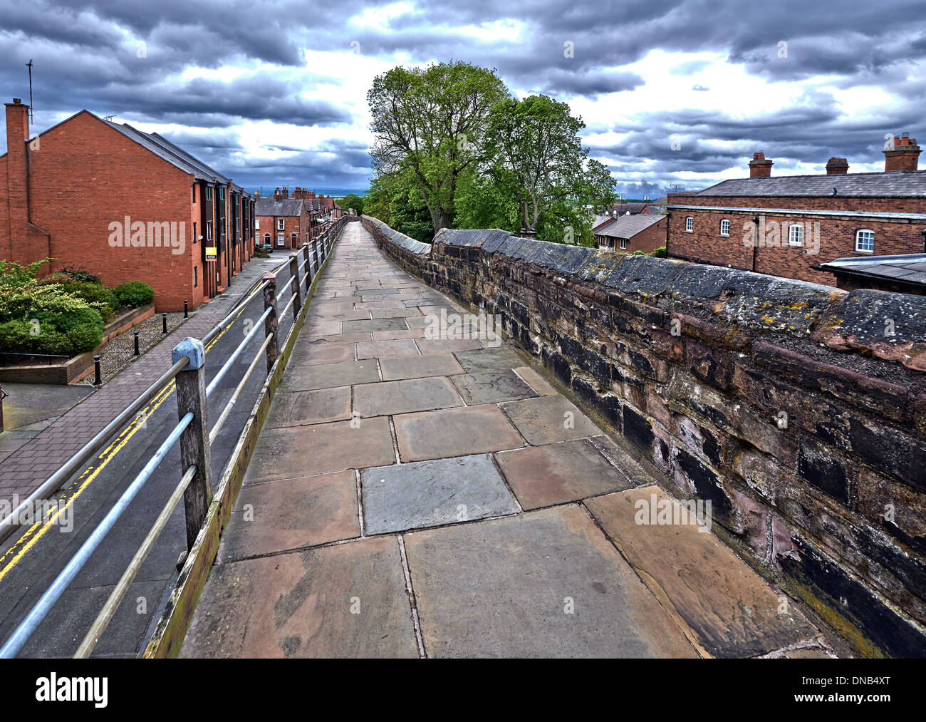 Chester North West England The Roman Walls Stock Photo - Alamy