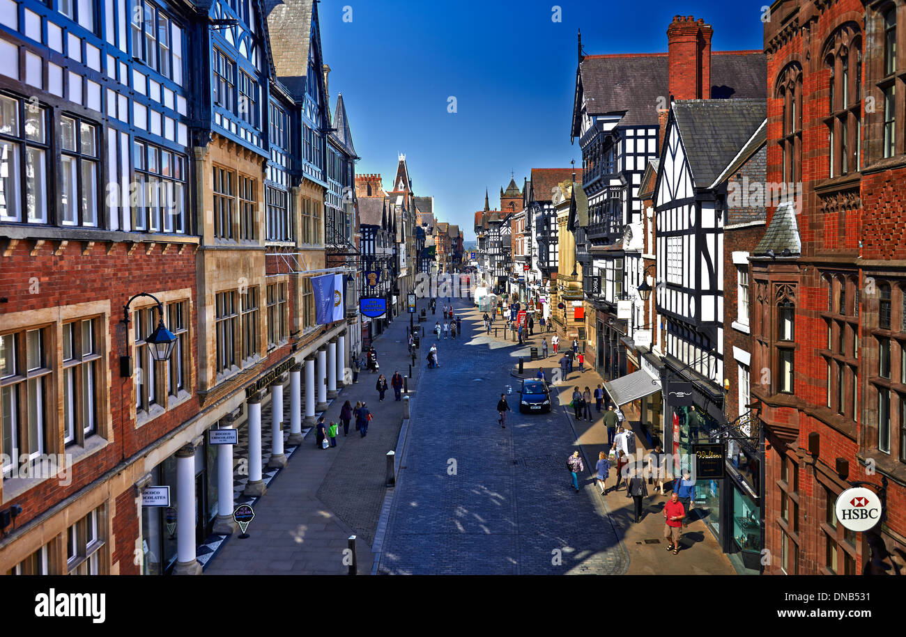 Chester North West England The Roman Walls Stock Photo - Alamy