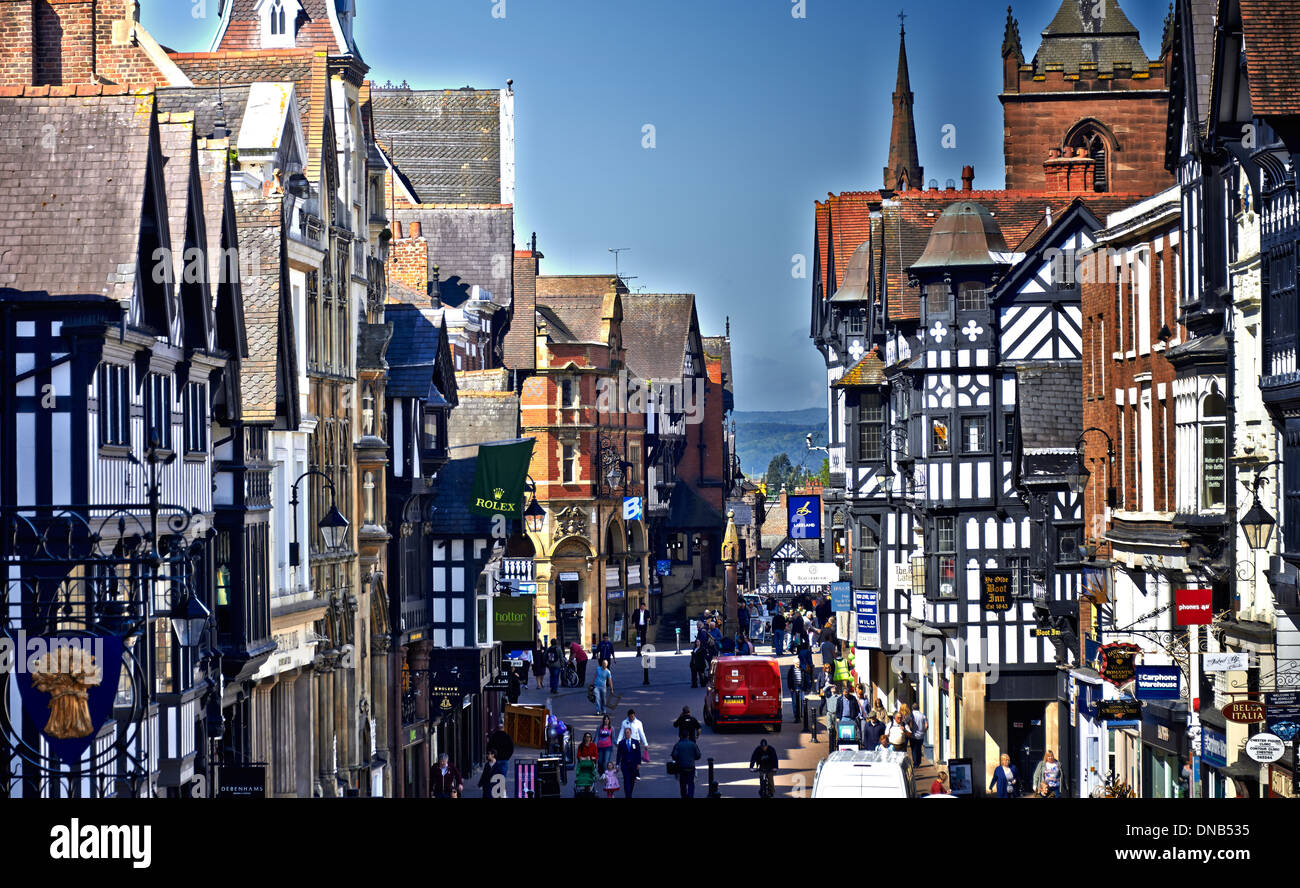 Chester North West England The Roman Walls Stock Photo - Alamy