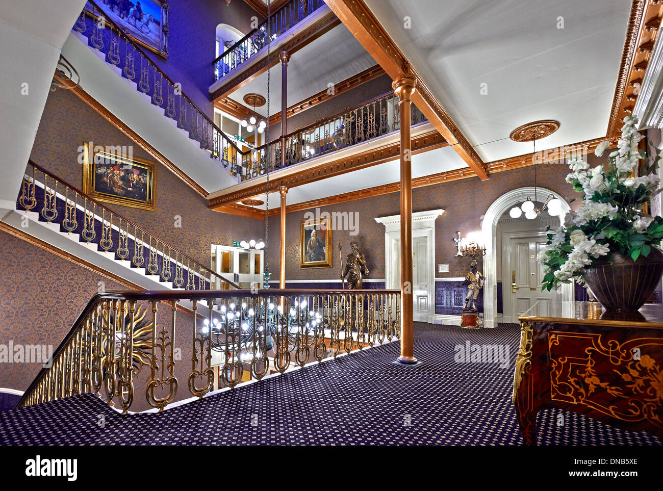 The Queen Hotel in Chester UK Stock Photo - Alamy