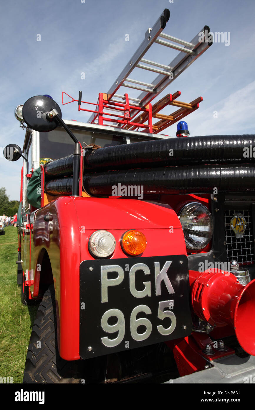 Land Rover airfield fire engine Stock Photo - Alamy