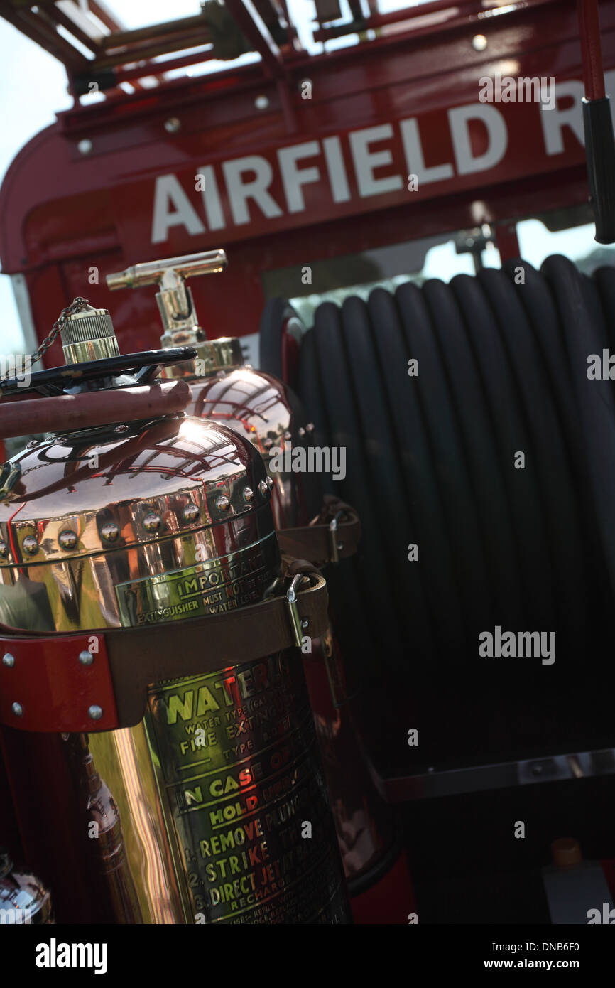 Land Rover airfield fire engine Stock Photo - Alamy