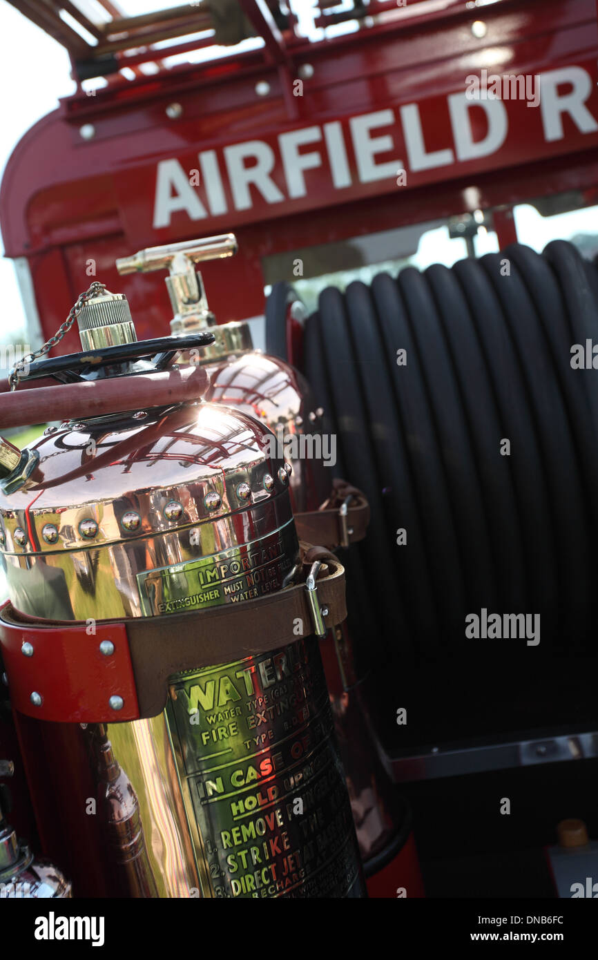 Land Rover airfield fire engine Stock Photo - Alamy