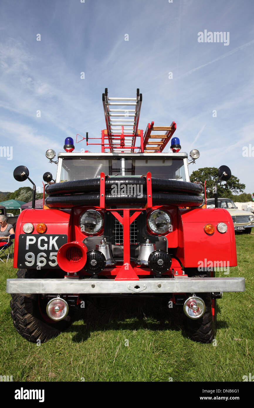 Land Rover airfield fire engine Stock Photo - Alamy
