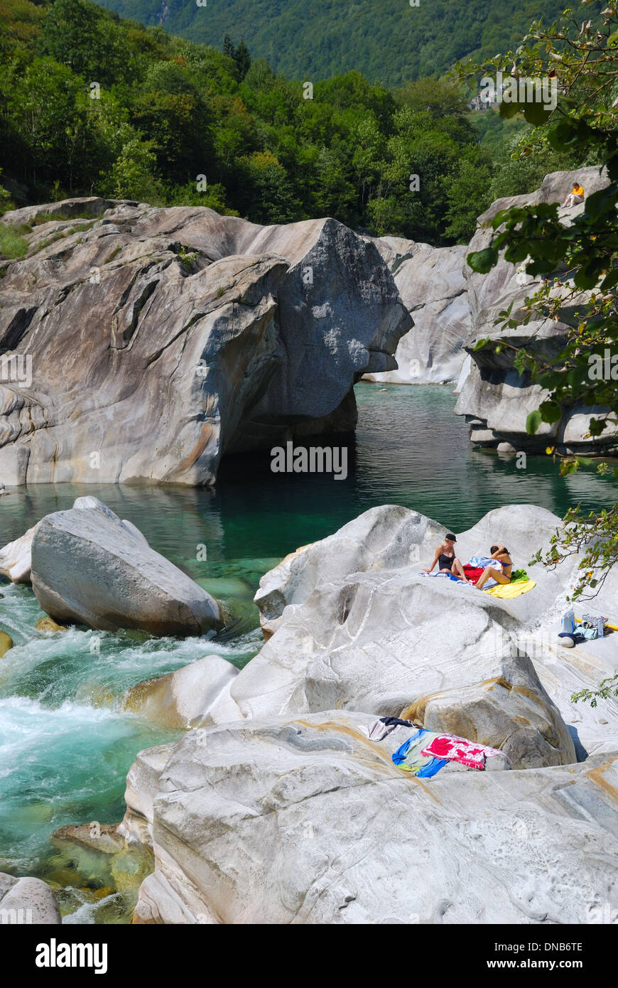 Mountain river in the summer Swiss Alps Stock Photo - Alamy