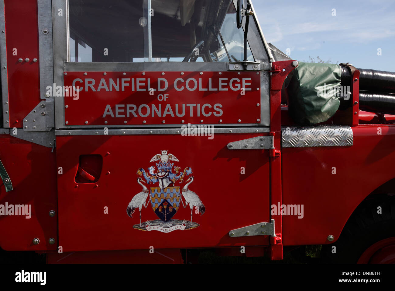 Land Rover airfield fire engine Stock Photo - Alamy