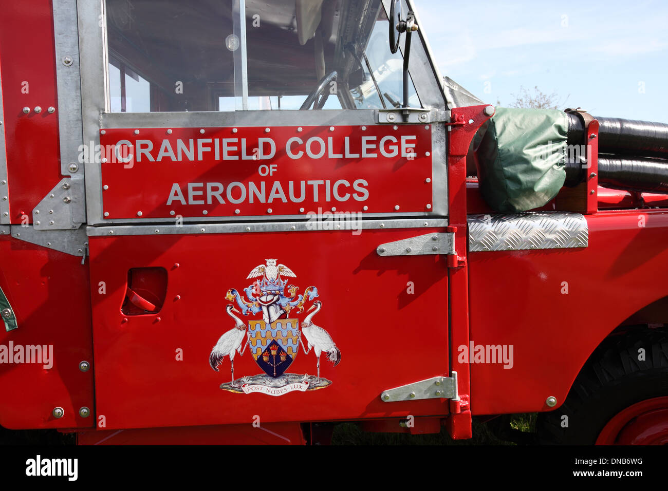 Land Rover airfield fire engine Stock Photo - Alamy