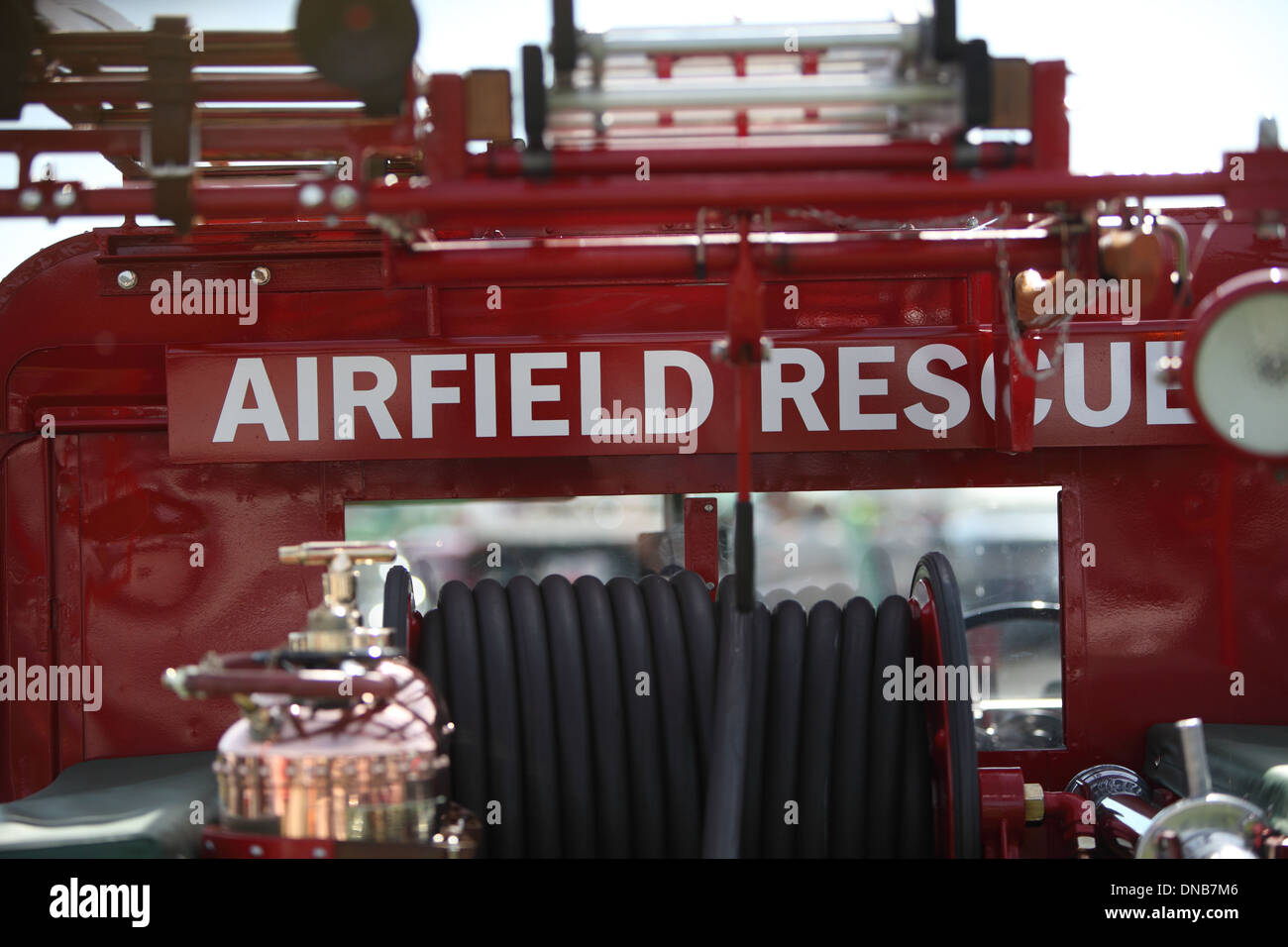 Land Rover airfield fire engine Stock Photo - Alamy