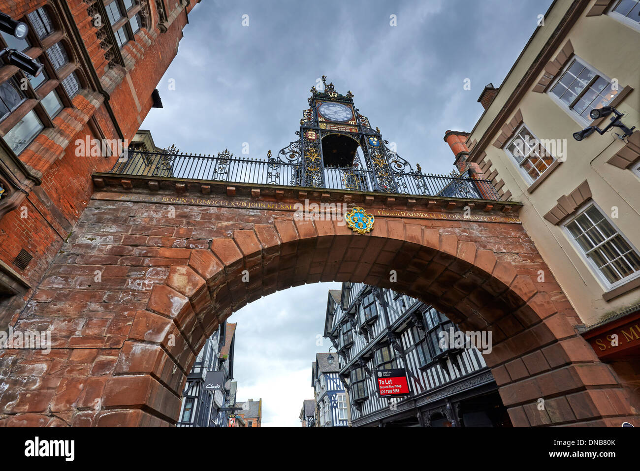 Chester City North West England Stock Photo - Alamy