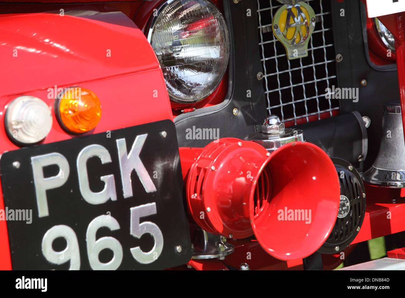 Land Rover airfield fire engine Stock Photo - Alamy