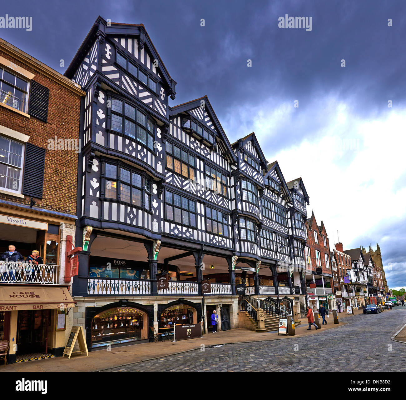 Chester City North West England Stock Photo - Alamy
