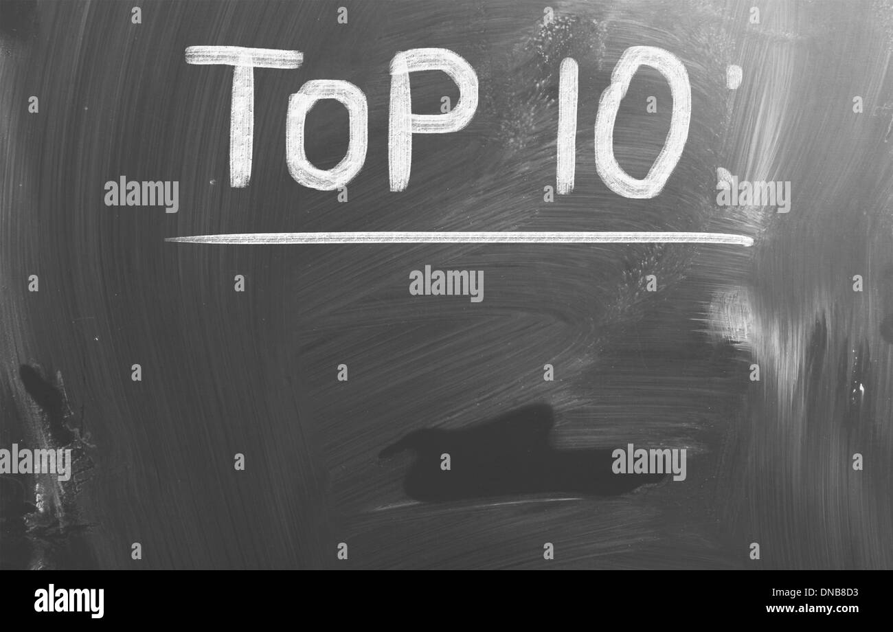 Top 10 concept in Black and White Stock Photos & Images - Alamy