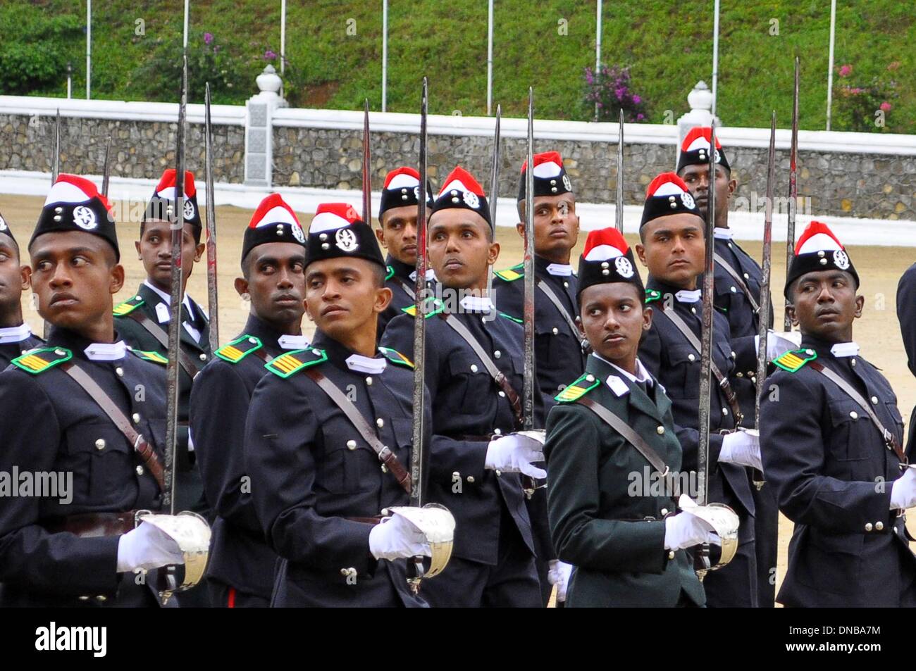 Diyatalawa, Southeast Sri Lanka. 21st Dec, 2013. Sri Lankan cadets ...