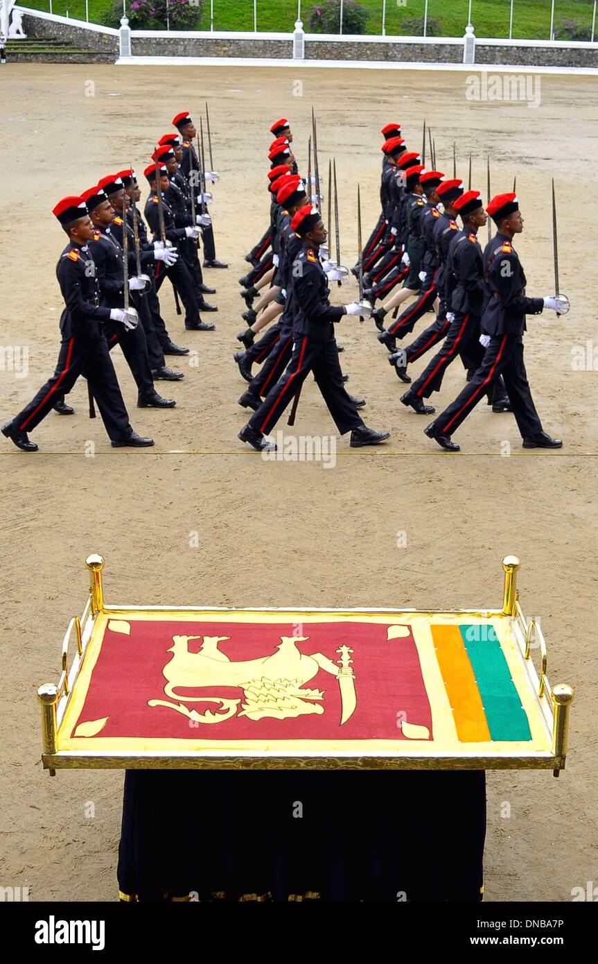 Diyatalawa, Southeast Sri Lanka. 21st Dec, 2013. Sri Lankan cadets ...