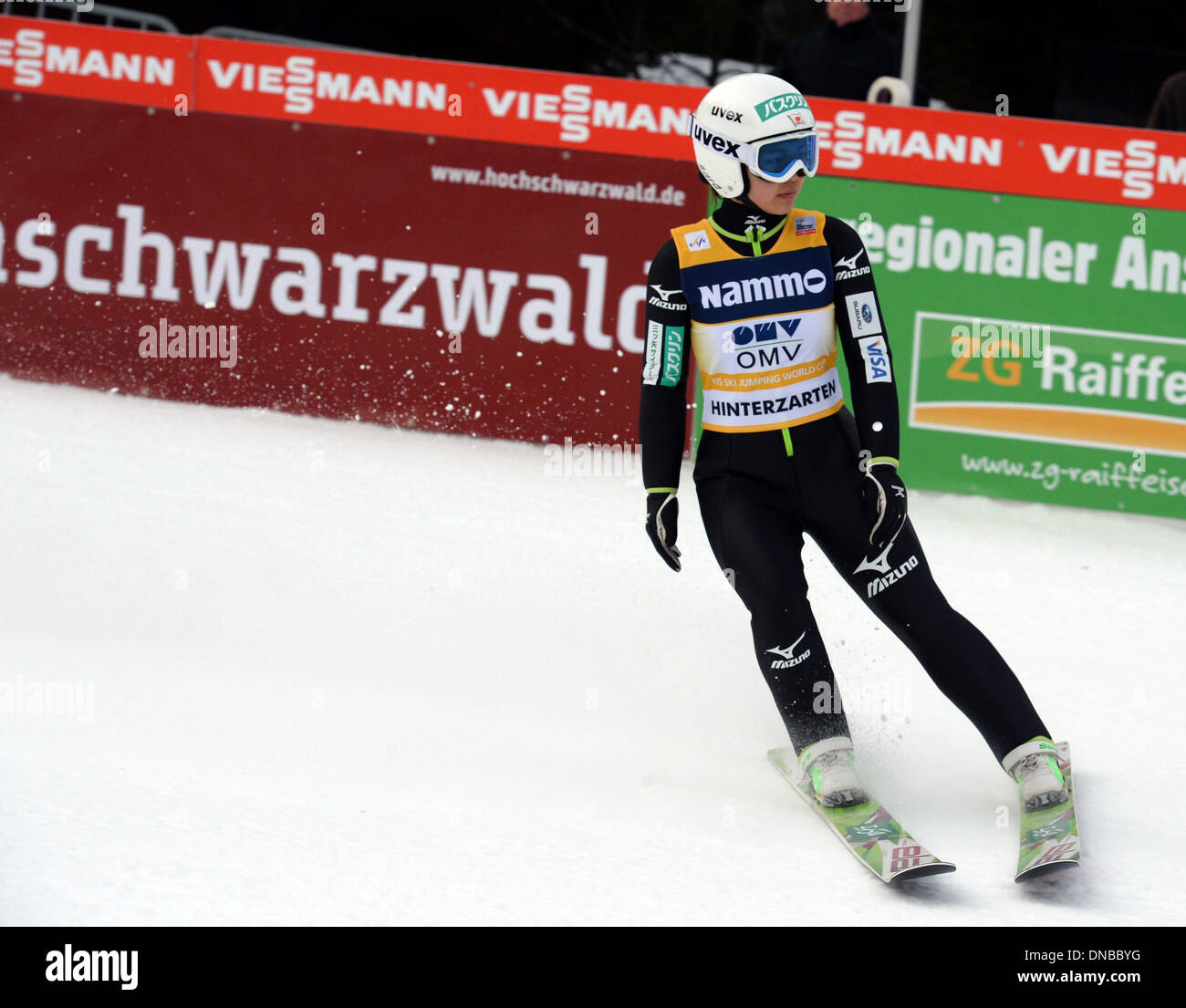 Hinterzarten, Germany. 21st Dec, 2013. Japan's Sara Takanashi comes in ...