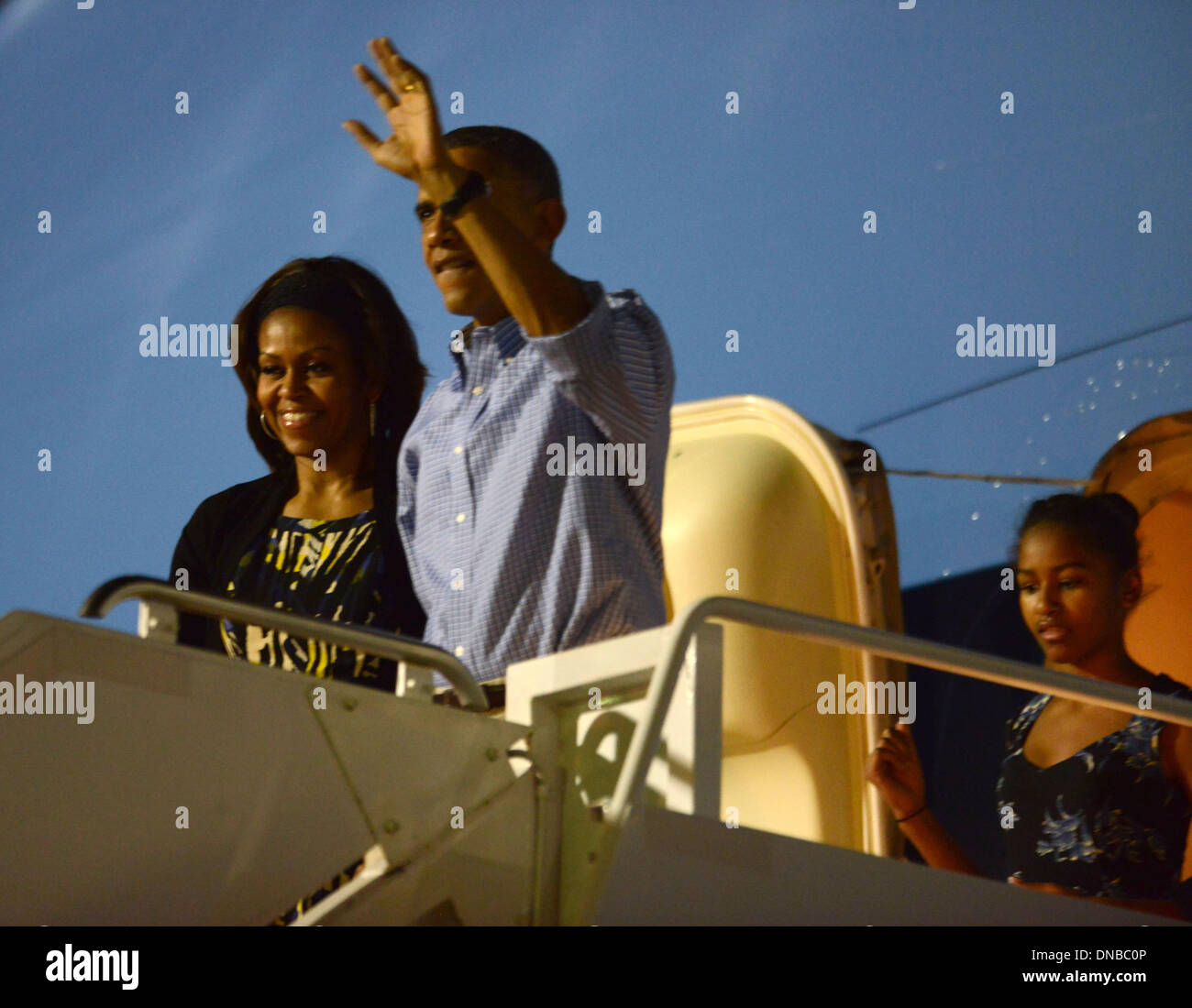 Honolulu, Hawaii, USA. 20th Dec 2013. The first family, United States ...