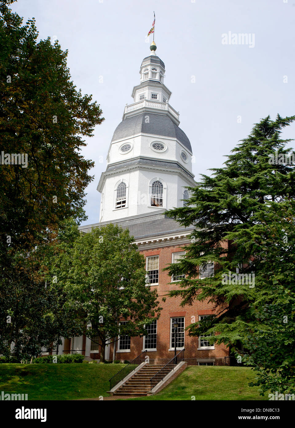 The Maryland State House in Annapolis, Maryland, the oldest in the ...