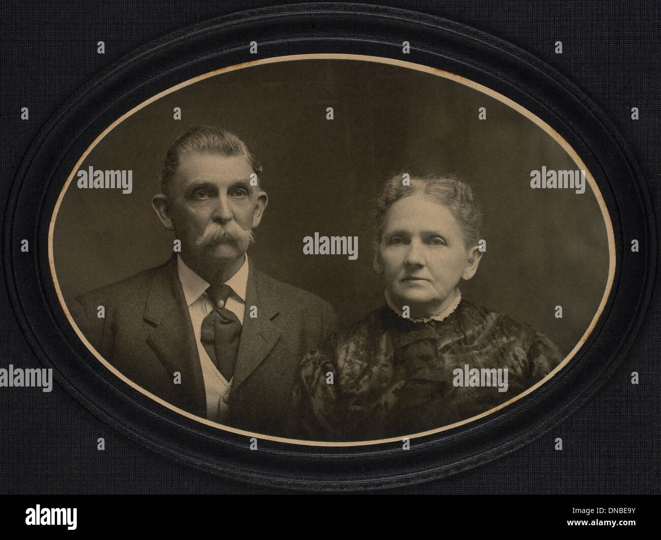 Couple Portrait, Circa 1890's Stock Photo - Alamy