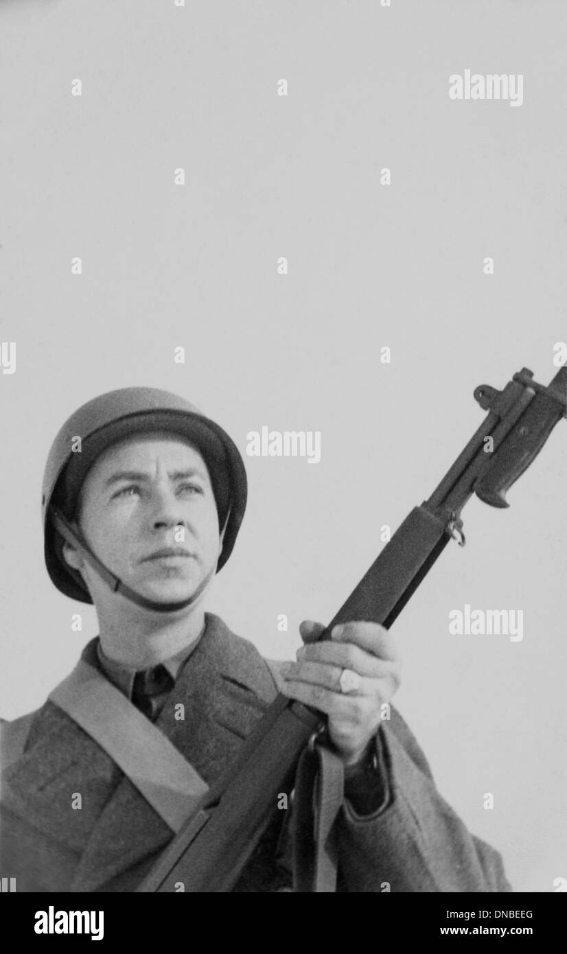 Us army soldier 2nd infantry Black and White Stock Photos & Images - Alamy