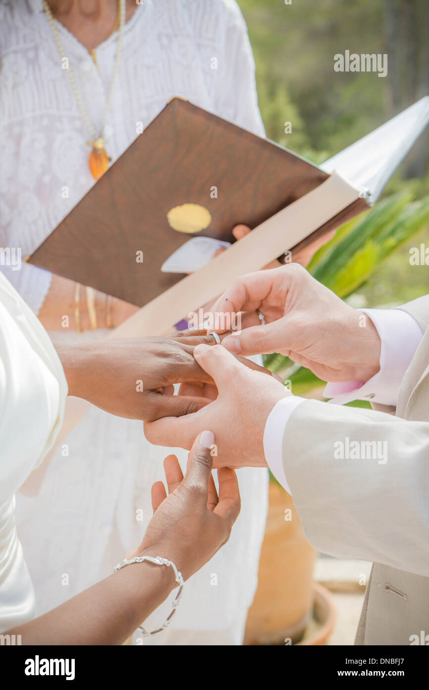 Wedding day ceremony Stock Photo - Alamy