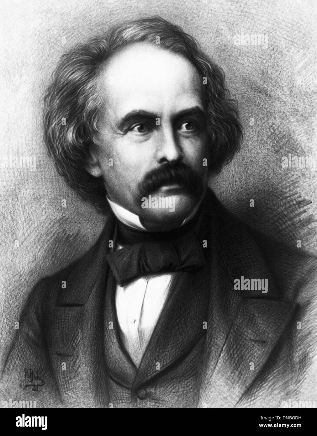 Nathaniel hawthorne portrait hi-res stock photography and images - Alamy