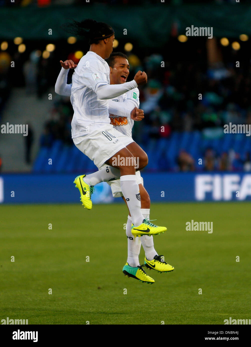 Marrakech , Morocco. 21st Dec, 2013. RONALDINHO and JO celebrate their ...