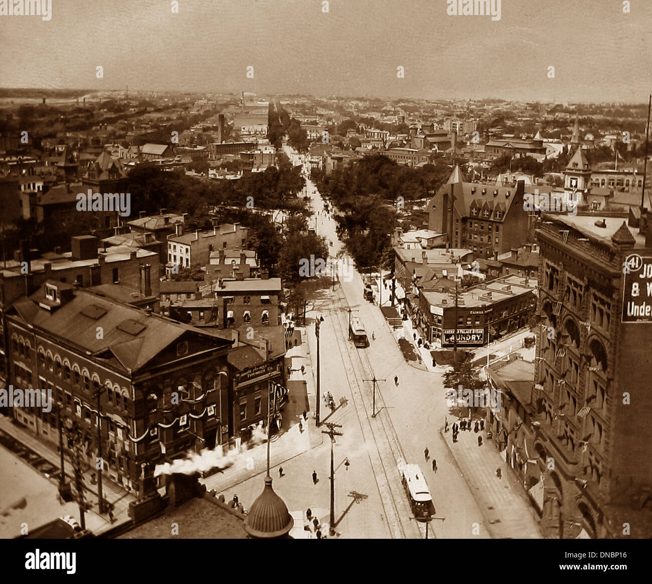 1900s america street hi-res stock photography and images - Alamy